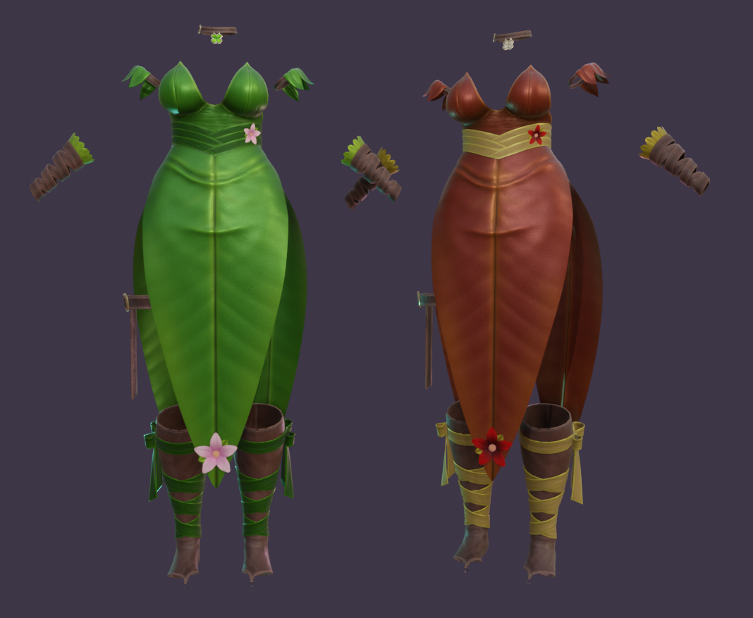 Fairy Leaf Outfit for VRChat