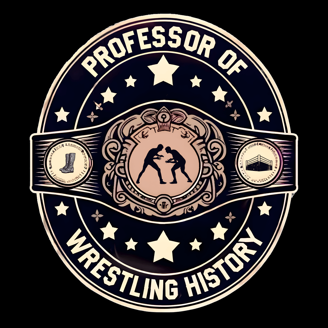 Professor of Wrestling History - Pro Wrestling Super Fan T-Shirt