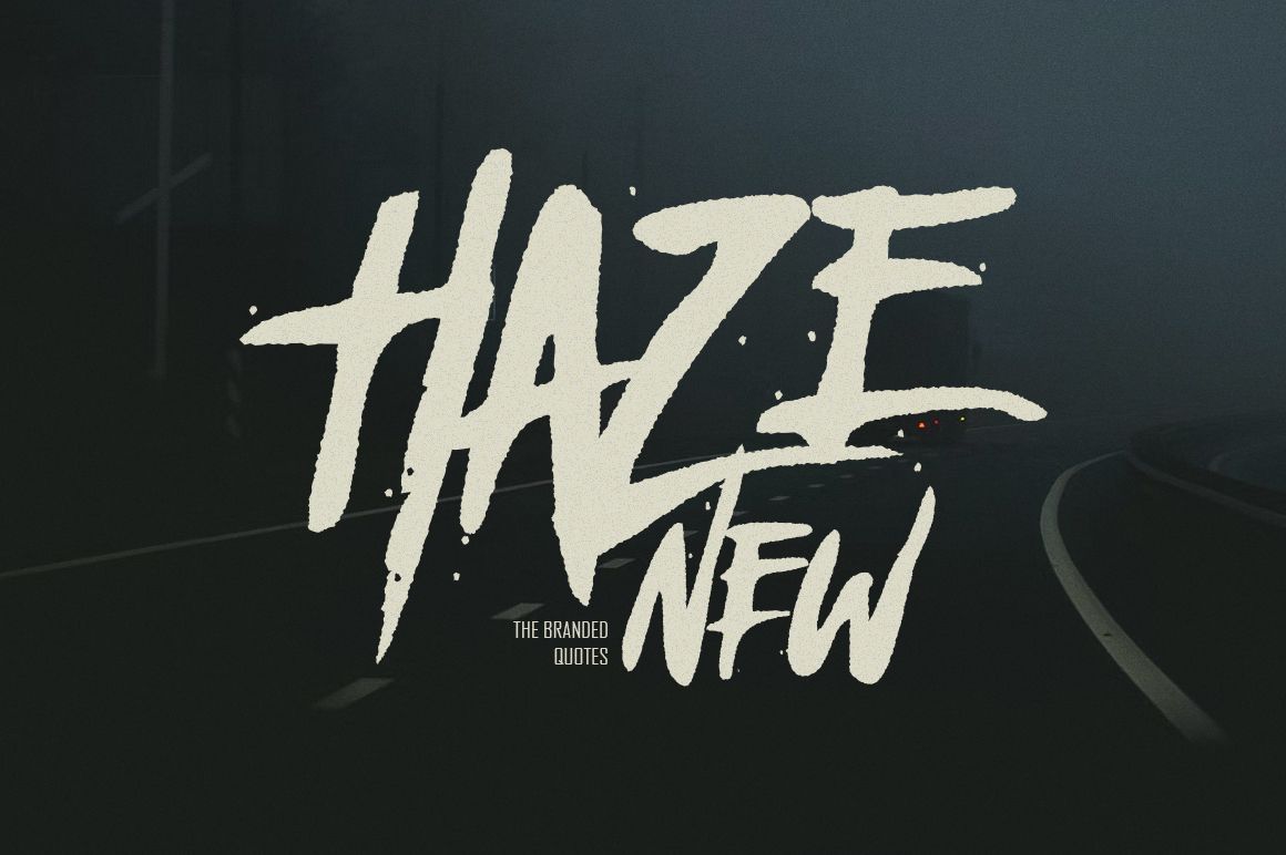 Haze New - Thriller Font