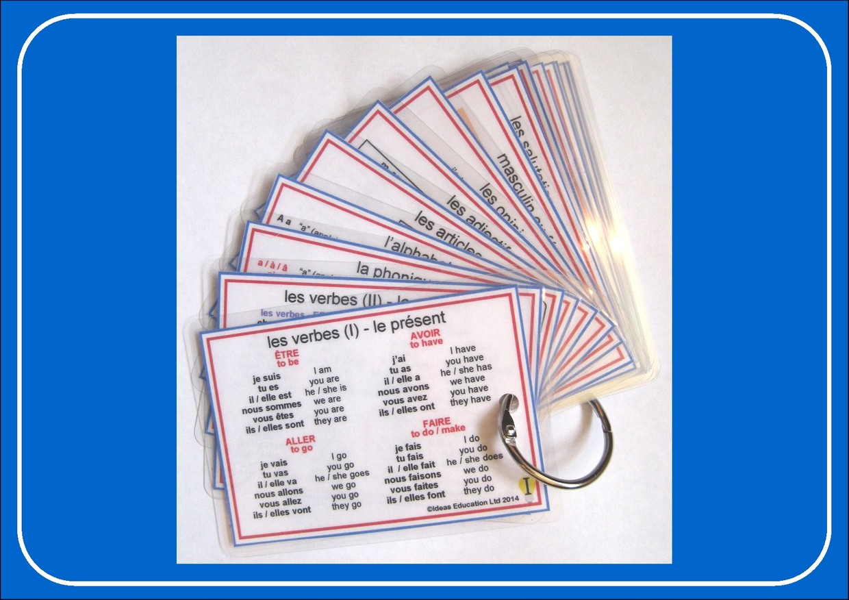 French Pocket Cards - set 2