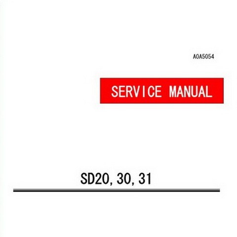 Yanmar SD20, SD30 & SD31 Sail Drive Unit Repair Service Manual