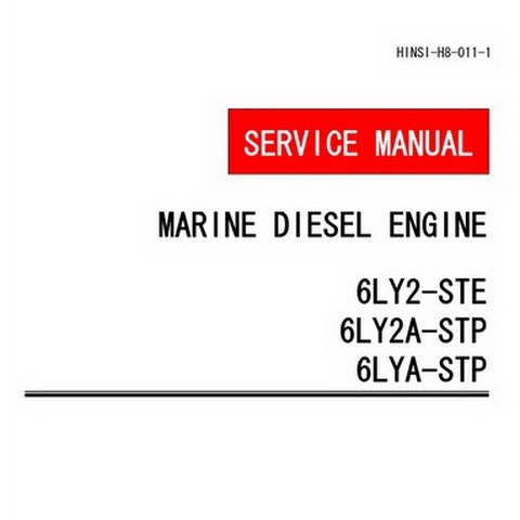 Yanmar 6LY2-STE/6LY2A-STP/6LYA-STP Marine Diesel Engine Repair Service ...