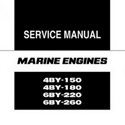 Yanmar 4BY & 6BY Series Marine Diesel Engine Repair Service Manual