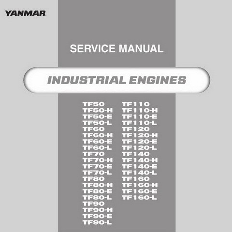 Yanmar TF Series Industrial Diesel Engine Repair Service Manual