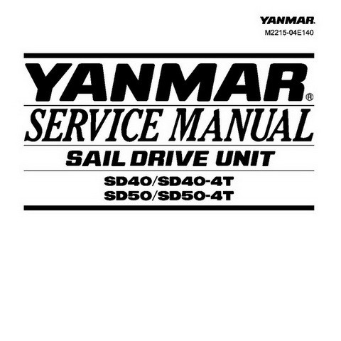 Yanmar SD40/SD40-4T, SD50/SD50-4T Sail Drive Unit Marine Diesel Engine ...