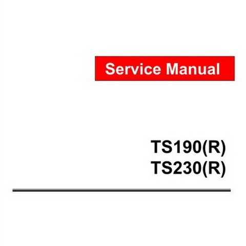 Yanmar TS190(R) & TS230(R) Series Industrial Diesel Engine Repair ...