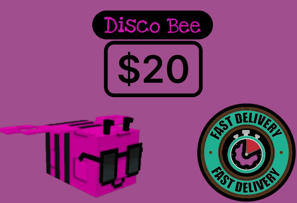 Rare Pet Disco Bee Grow a Garden