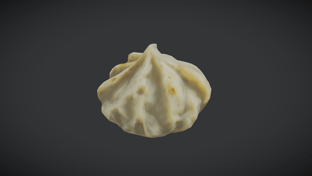 Dumpling 2 - Low Poly PBR 3D Model with 4K Textures