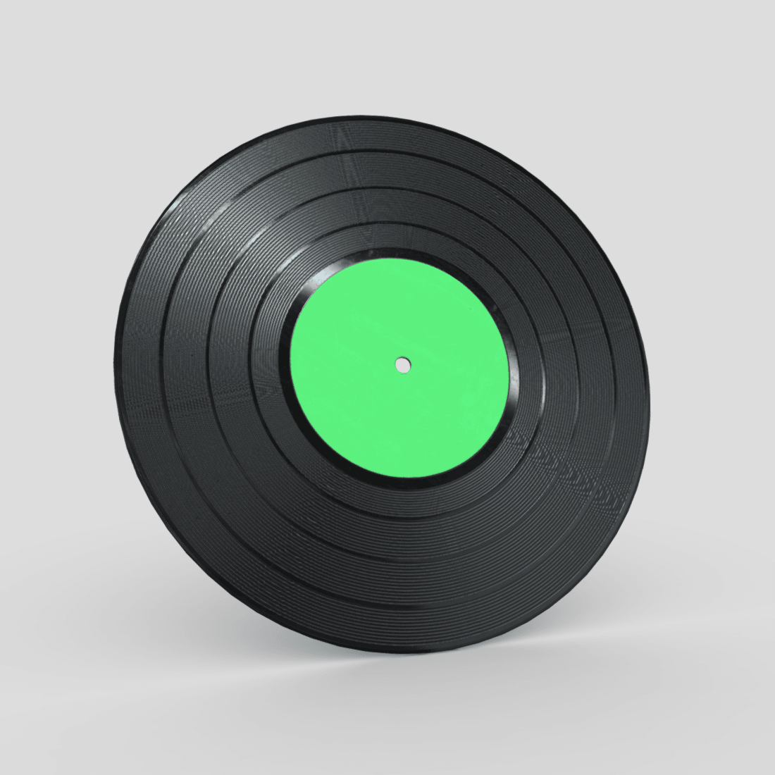 CC0 - 10" Vinyl Record 3 - low poly PBR 3d model