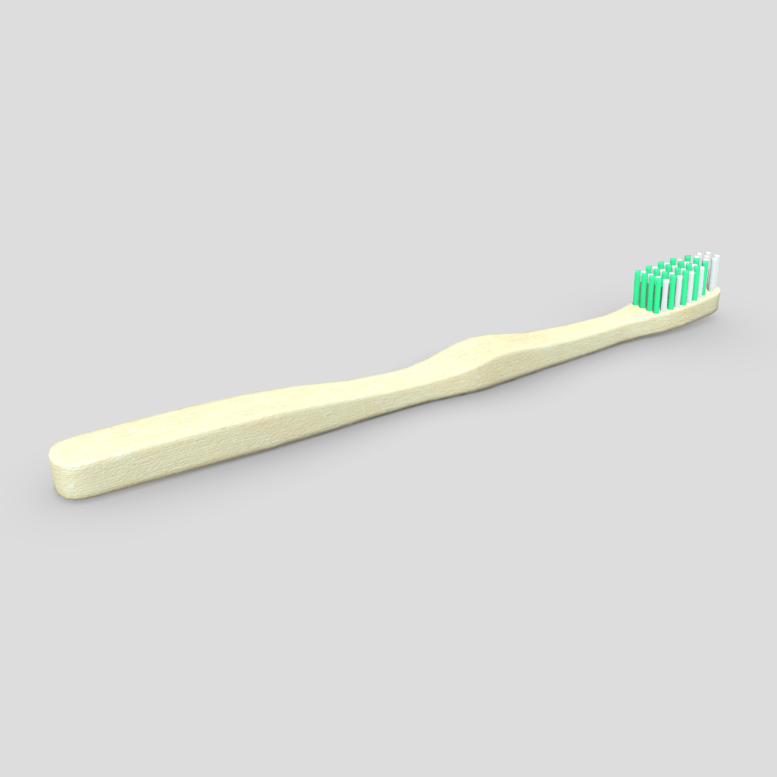 Toothbrush 2 - low poly PBR 3d model
