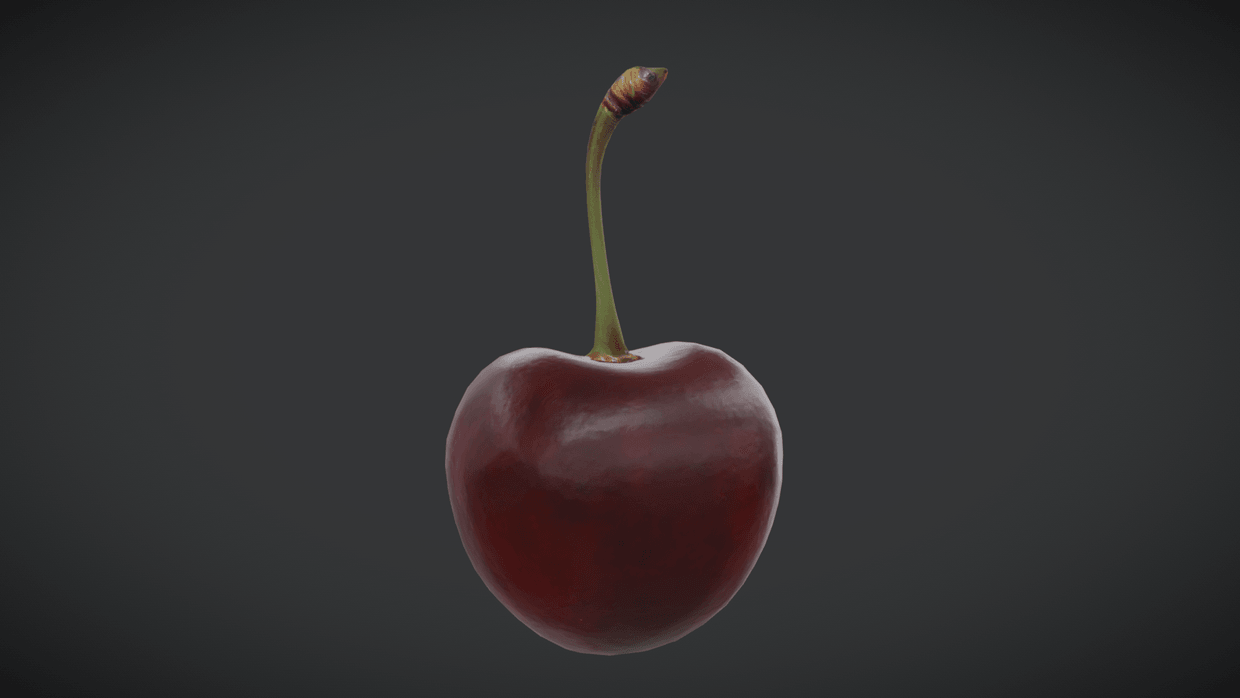 Cherry – Low Poly PBR 3D Model