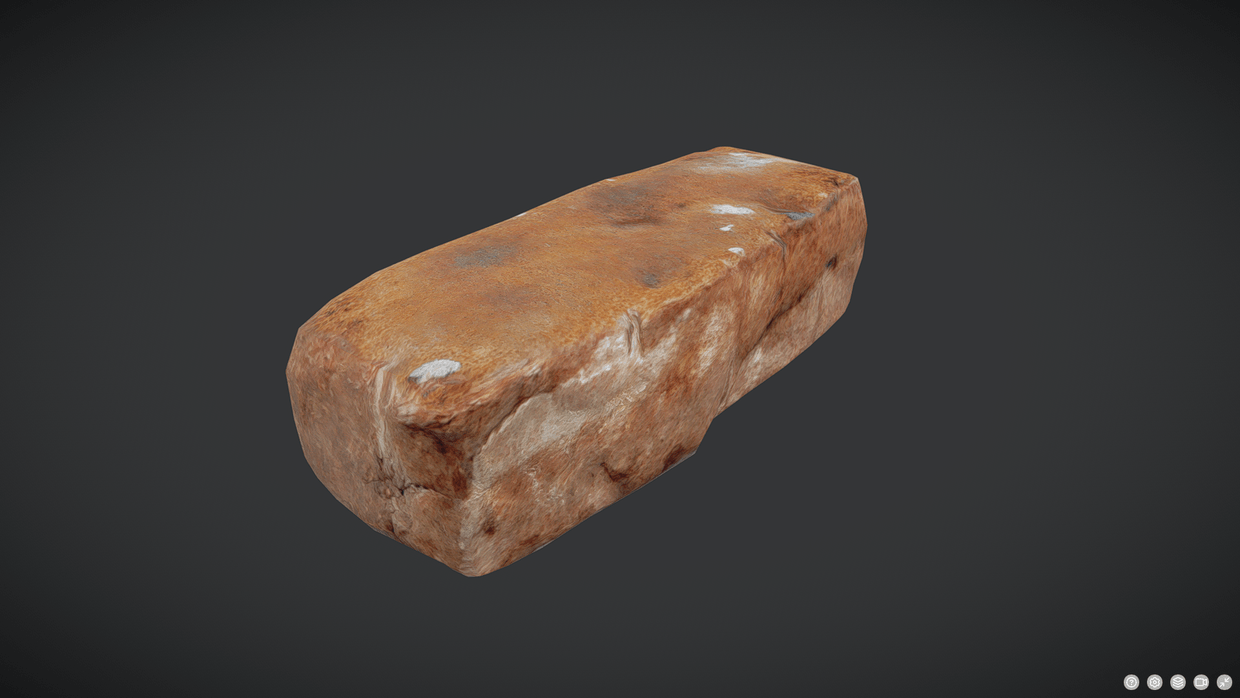 Brick 2 - Low Poly PBR 3D Model with High-Quality Textures