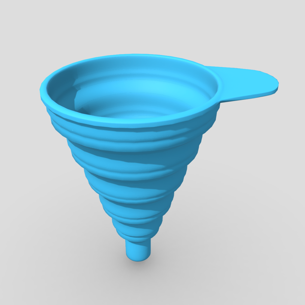 Funnel 5 - low poly PBR 3d model