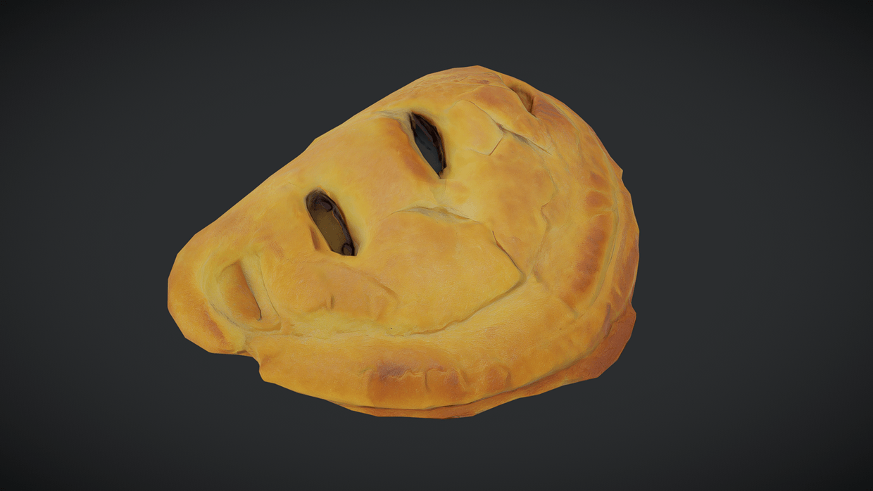 Berry Turnover - Low Poly PBR 3D Model with 4K Textures