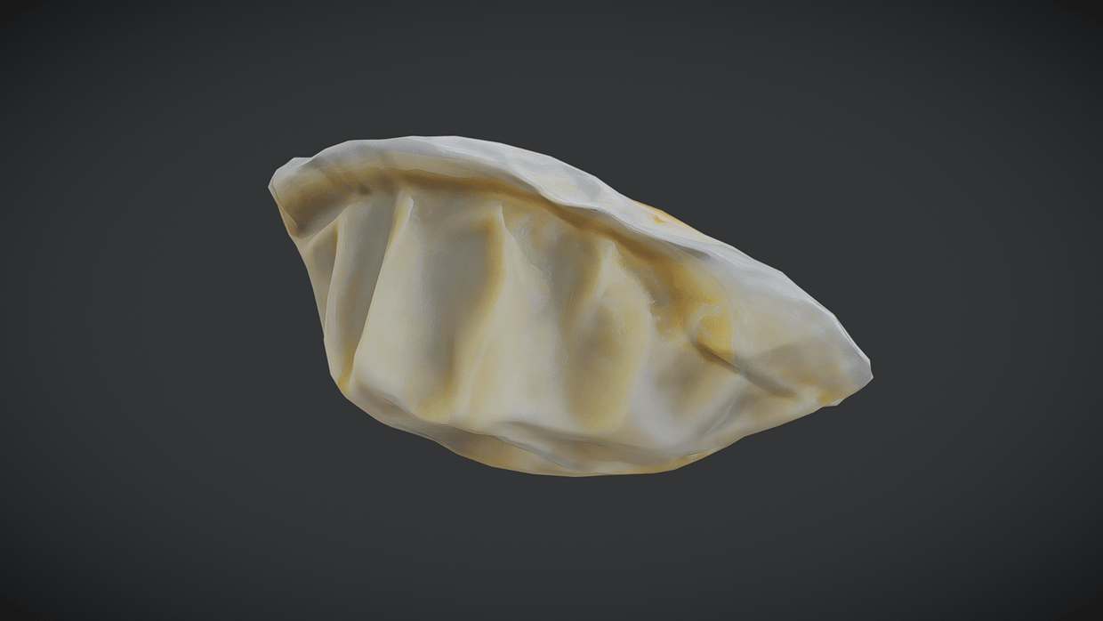 Dumpling 3 - Low Poly PBR 3D Model with 4K Textures
