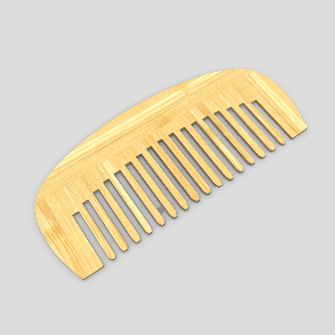CC0 - Hair Comb 6 - low poly PBR 3d model
