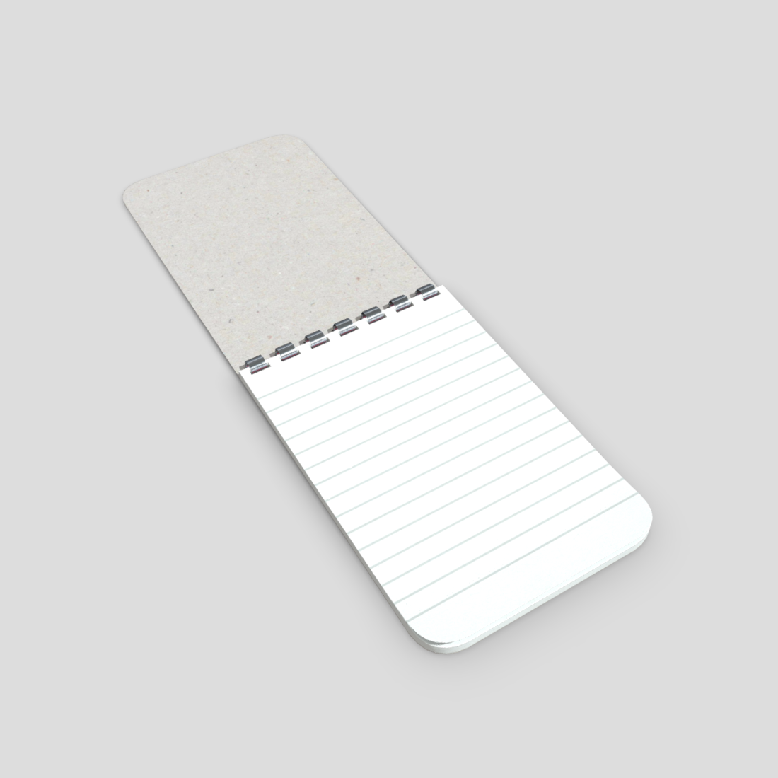 Notebook 2 - low poly PBR 3d model