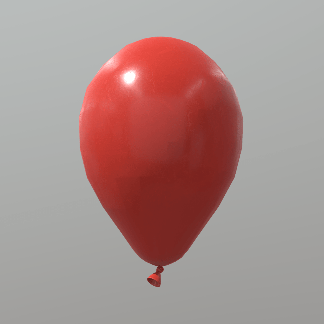 CC0 - Balloon - low poly PBR 3d model