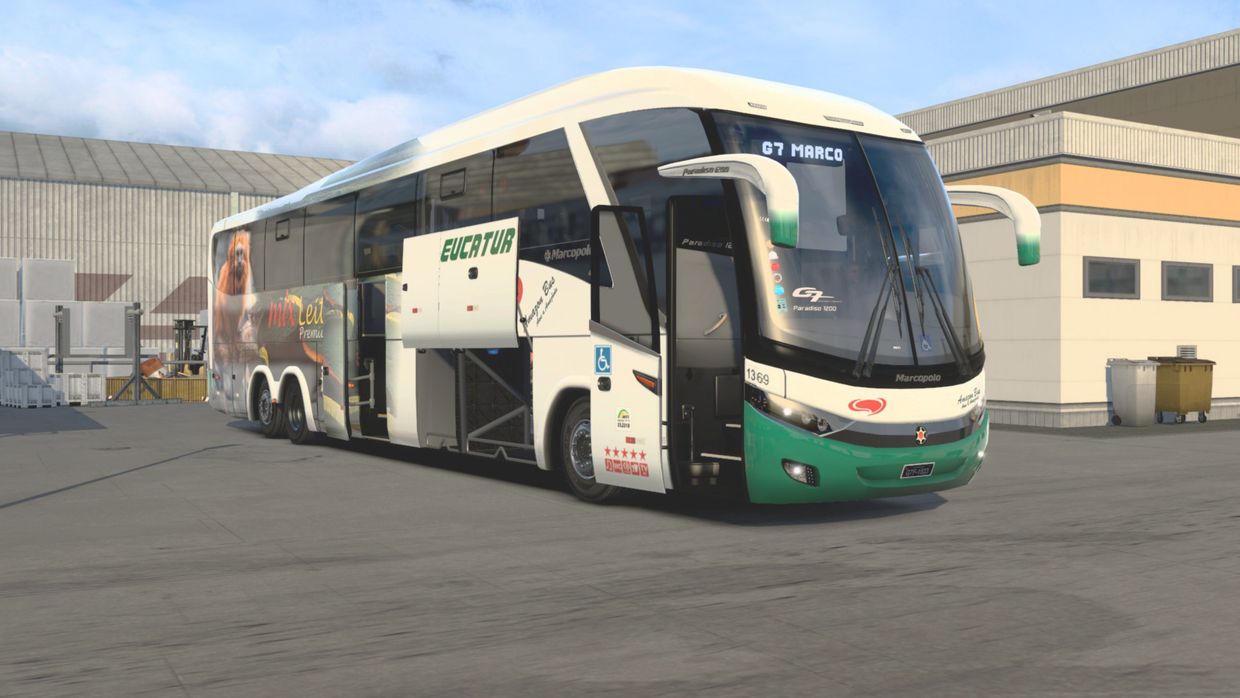 Marcopolo Mix Leito Scania G7 Paradiso 1200 6x2 premium, Mod Bus ETS2 ...