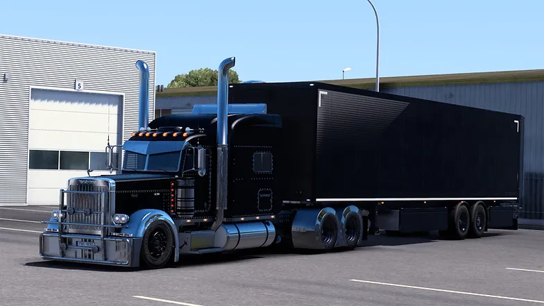 Da Série Texas Chrome para o Game ETS2 Peterbilt 389 Completo.