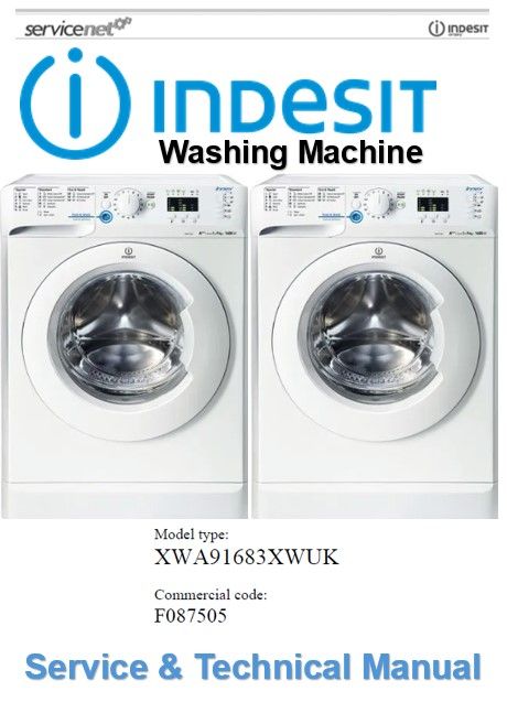 Indesit XWA 91683X W UK Washing Machine Service Manual