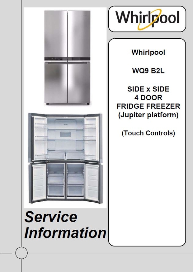 Whirlpool HSCX 10445 C Dryer Service Manual and Technicians Guide