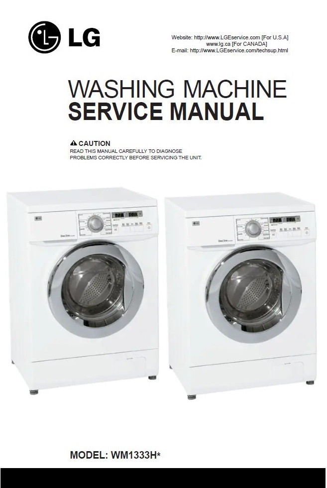 Bauknecht WA PRIME 854 PM Washing Machine Service Manu