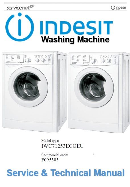 Indesit IWC 71253 ECO EU Washing Machine Service Manual