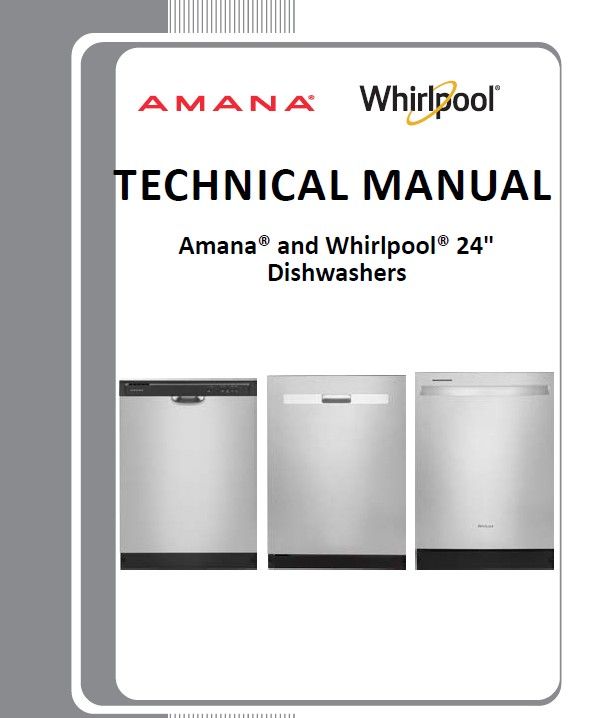 Whirlpool WDP540HAMB WDP540HAMW WDP540HAMZ Service Manual PDF