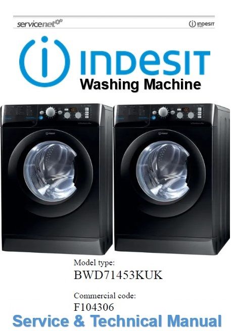 Indesit BWD 71453 K UK Washing Machine Service Manual
