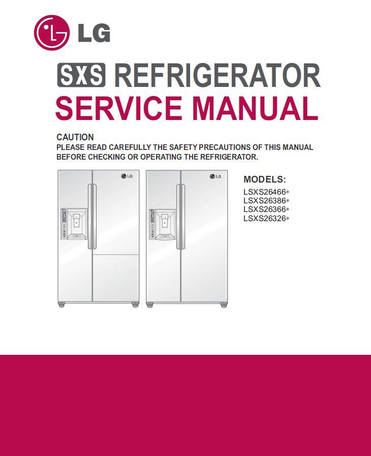 Samsung RS263TDRS RS263TDWP RS263TDBP RS263TDPN Refrigerator Service Manual