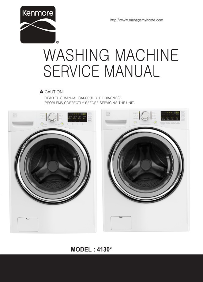 Kenmore 41302 41303 Washer Service Manual and Repair G