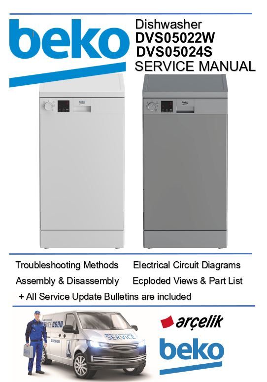 Beko DIN36420 Dishwasher Service Manual
