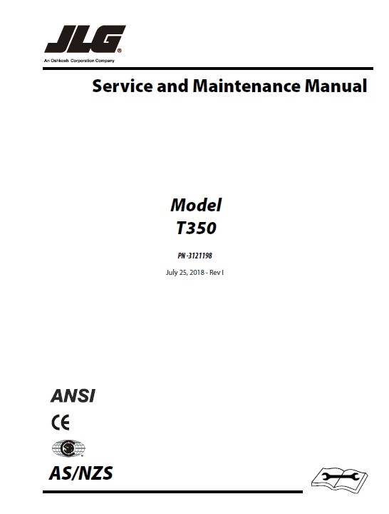 JLG Equipment Service Manuals