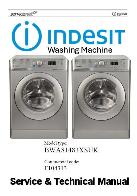 Indesit BWA 81483X S UK Washing Machine Service Manual