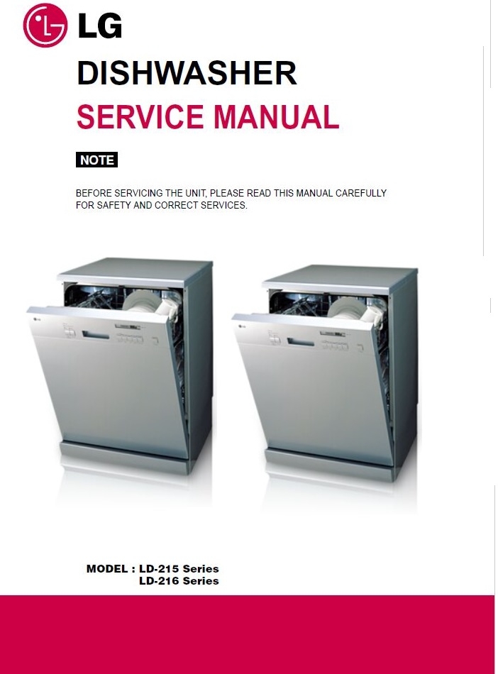 Whirlpool ADPL 7470 IX Dishwasher Service Information Manual ...