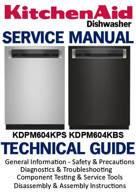 KitchenAid KDPM604KPS KDPM604KBS Dishwasher Service Manual