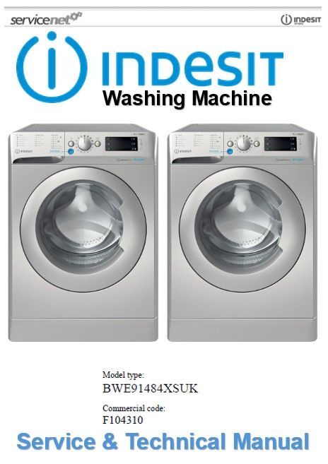Indesit BWE 91484X S UK Washing Machine Service Manual