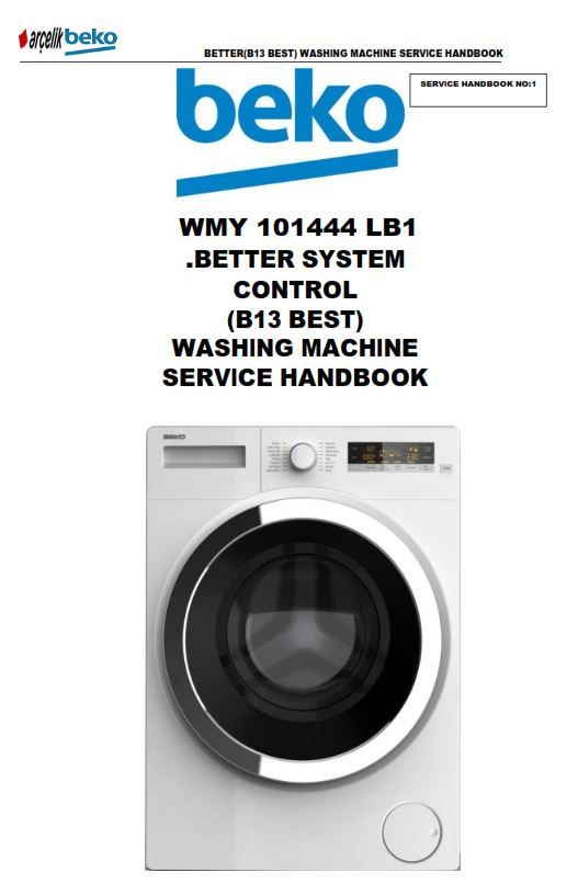 Beko WMY 101444 LB1 Washing Machine Service Manual
