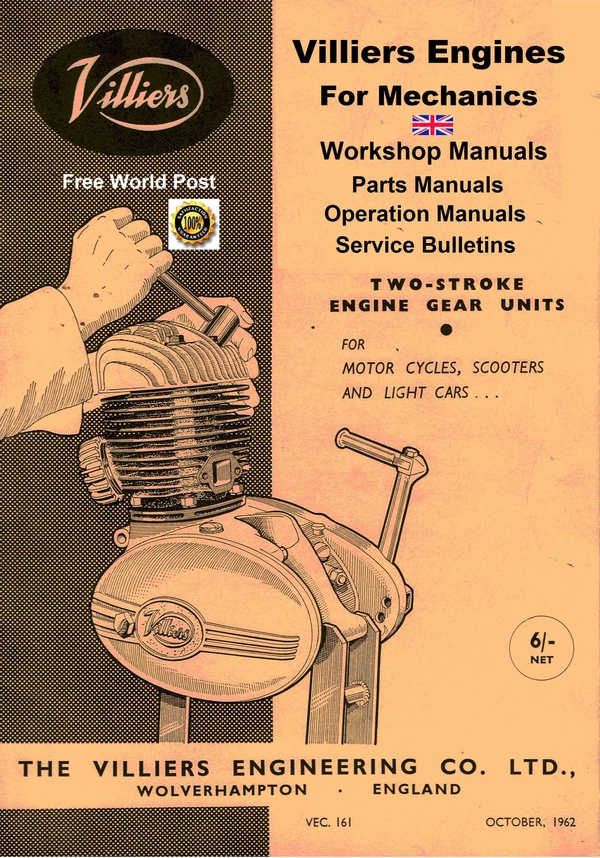 Villiers Engine Service Manuals For Mechanics