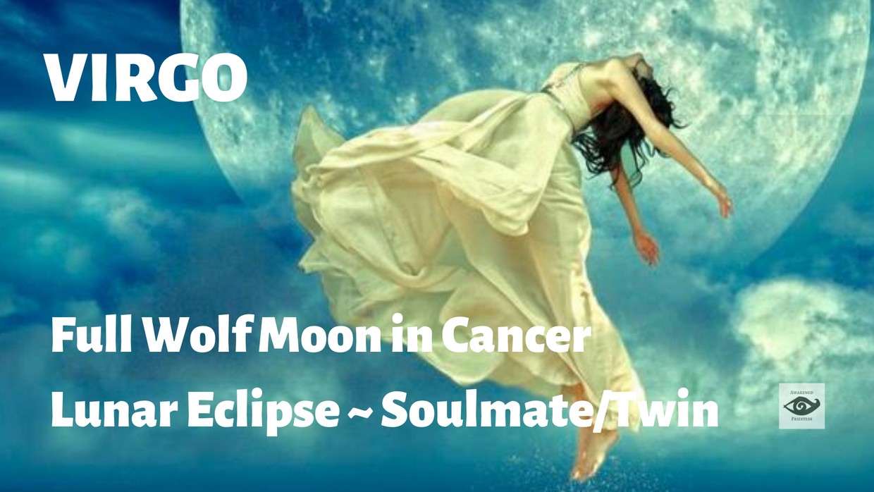 VIRGO Full Wolf Moon Lunar Eclipse