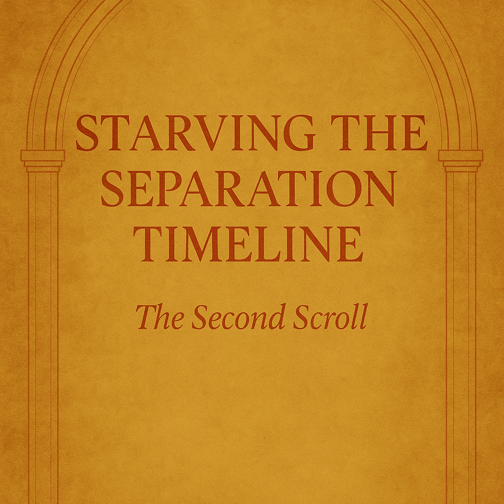 Second Scroll: Starving the Separation Timeline Protocol MP3 and PDF