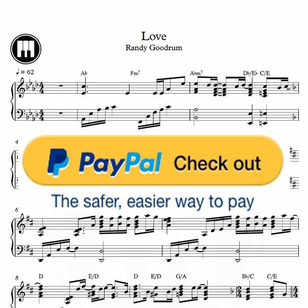 Love - Piano Sheetmusic pdf /Randy Goodrum