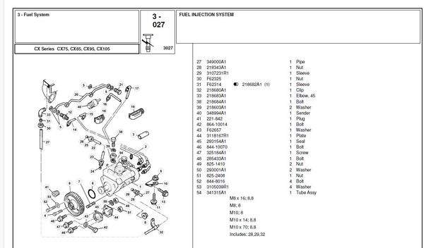 McCormick CX 75 CX 85 CX 95 CX 105 - Parts Catalog