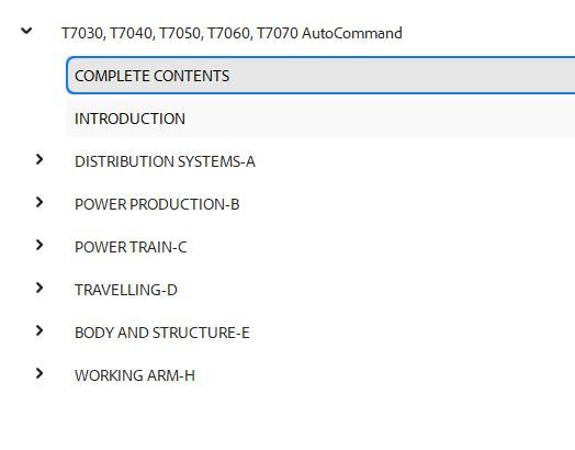 New Holland T7030 T7040 T7050 T7060 T7070 AutoCommand - Service Manual