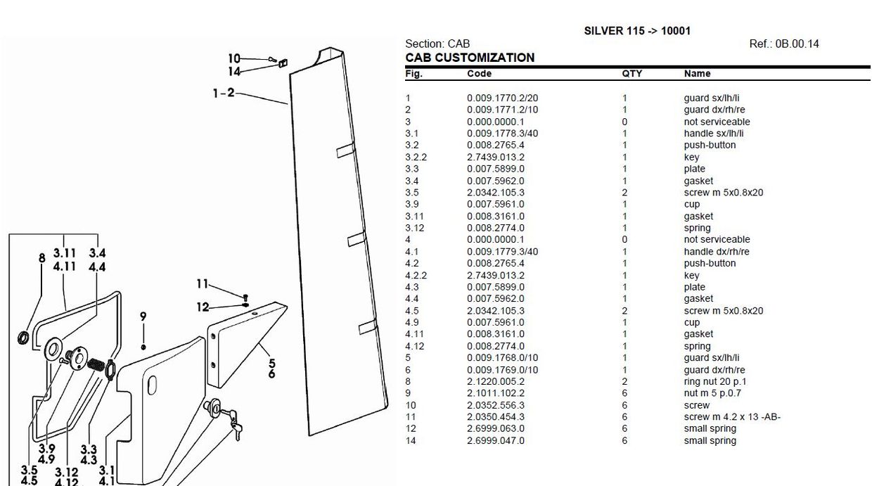 Same Silver 115 after 10001 Parts Catalog,Same Silver 115 after 10001 ...