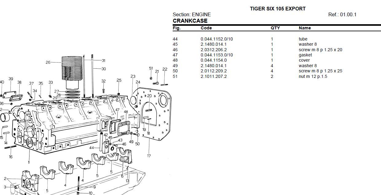 Same Tiger Six 105 Export Parts Catalog,Same Tiger Six 105 Export parts ...