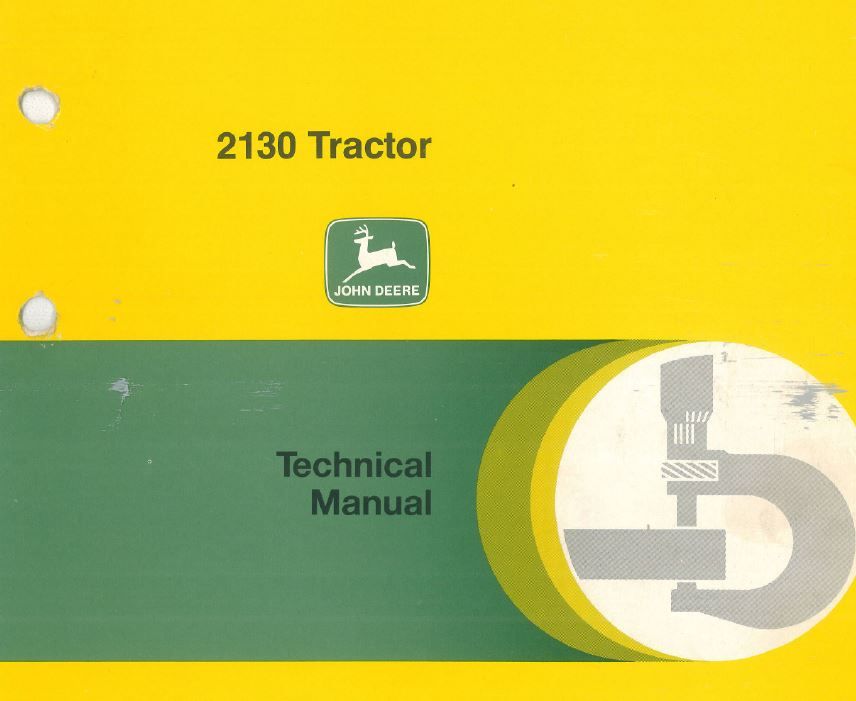 John Deere 2130 (TM4272) - Workshop Manual