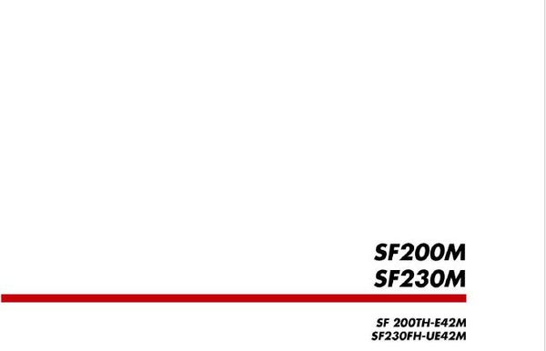 Iseki SF200 SF230 - Parts Catalog
