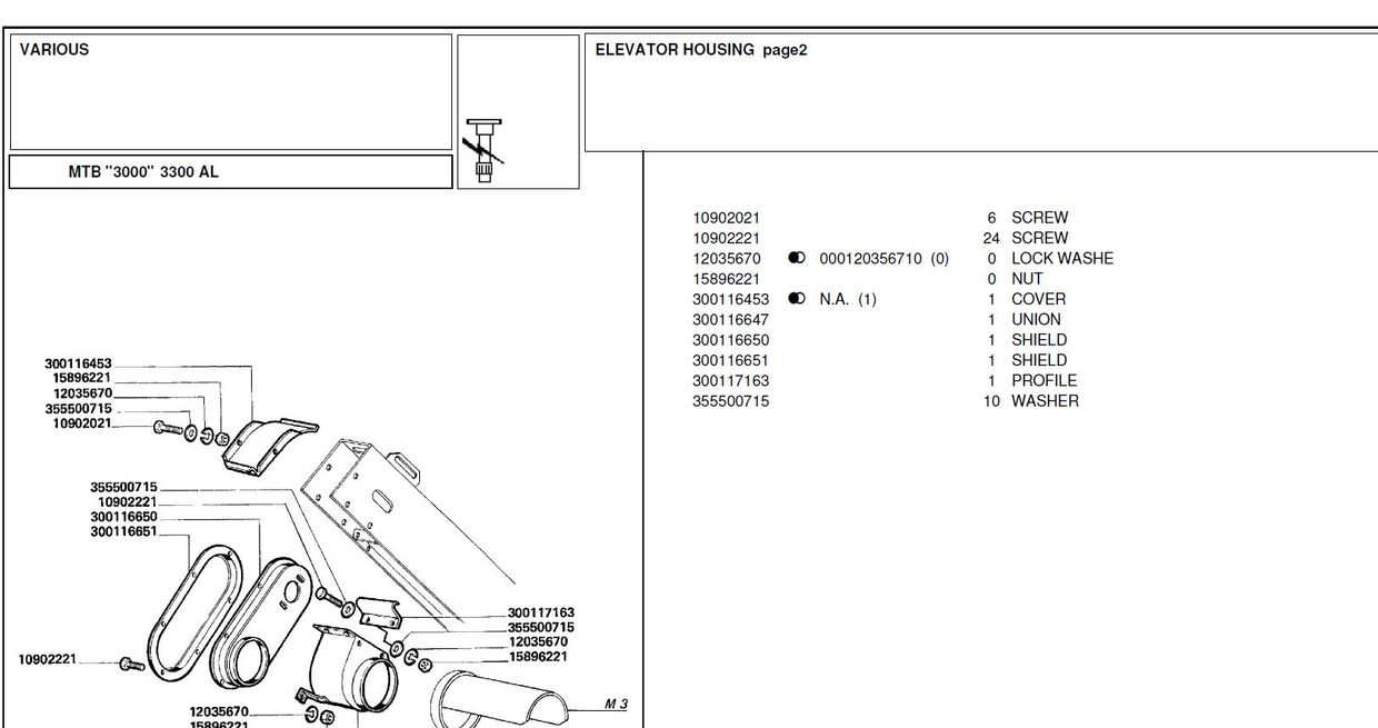 Laverda 3300 AL Parts Catalog,Laverda 3300 AL parts manual, Laverda ...